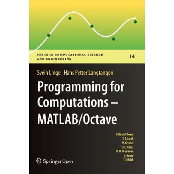 Svein Linge | Other | Programming For Computations Matlaboctave A ...